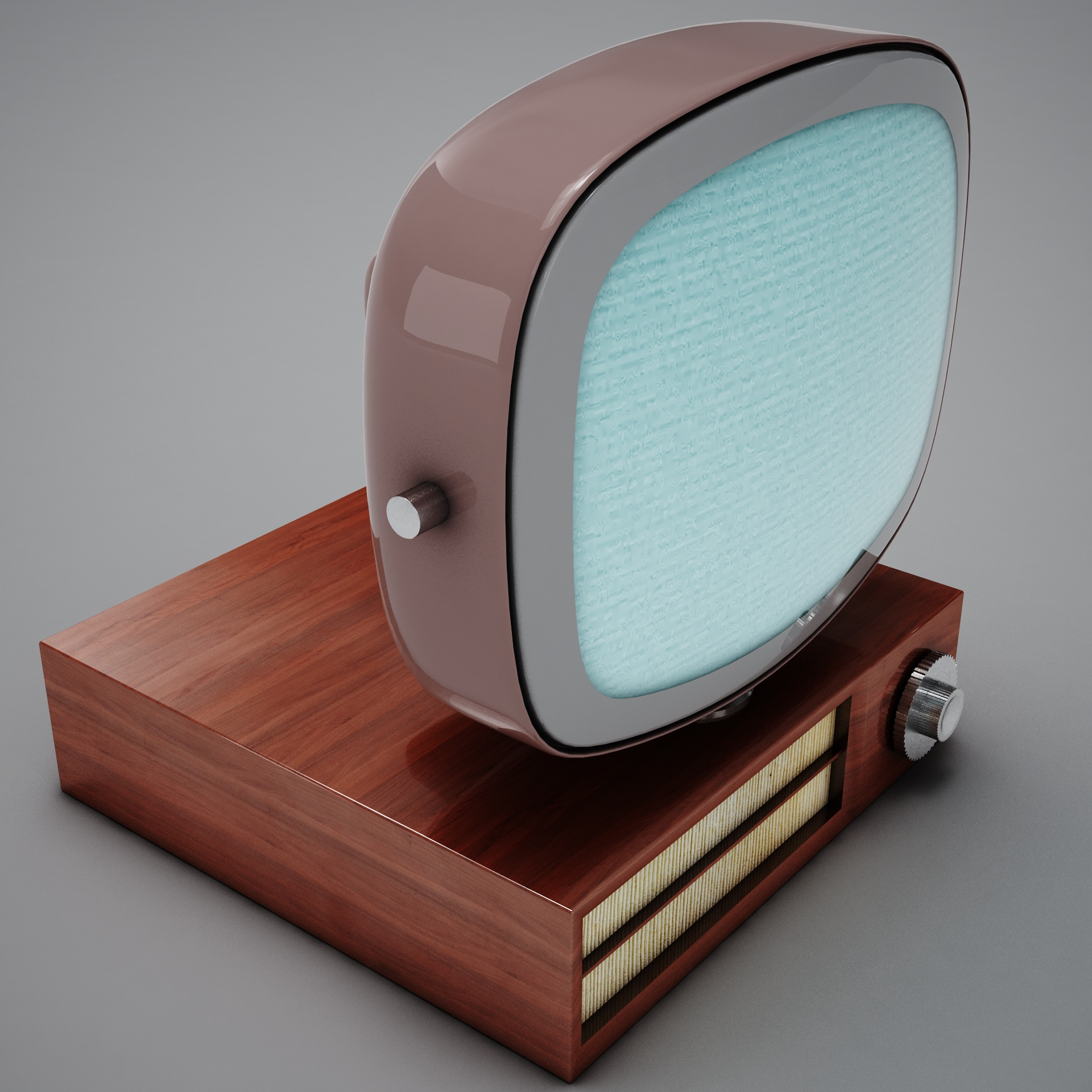 old tv 3d model