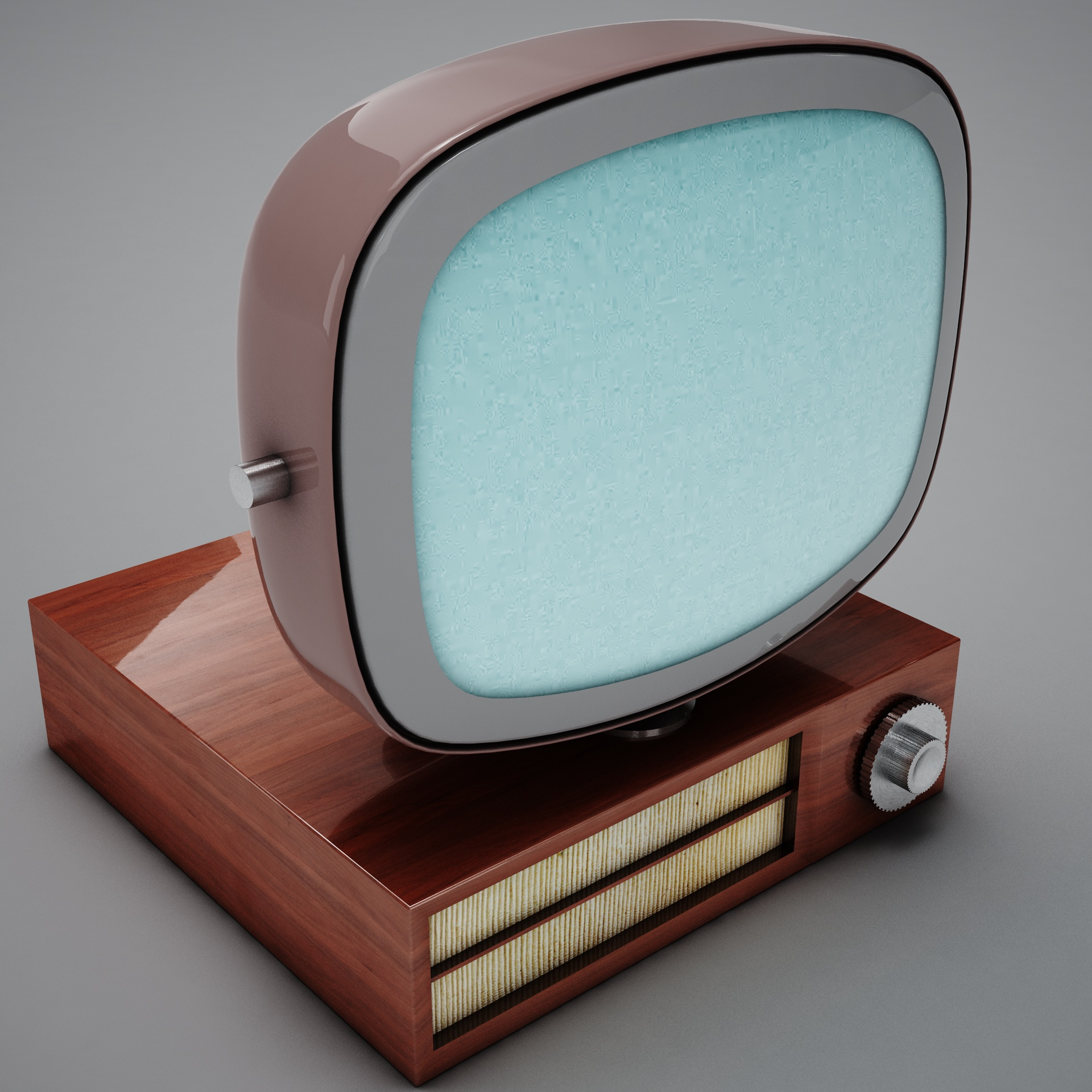 old tv 3d model