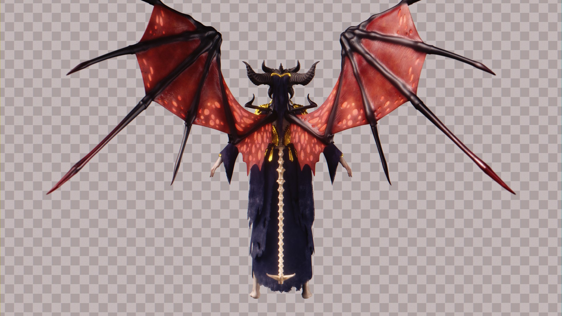 3D Lilith fanart from Diablo 4 - TurboSquid 2180312
