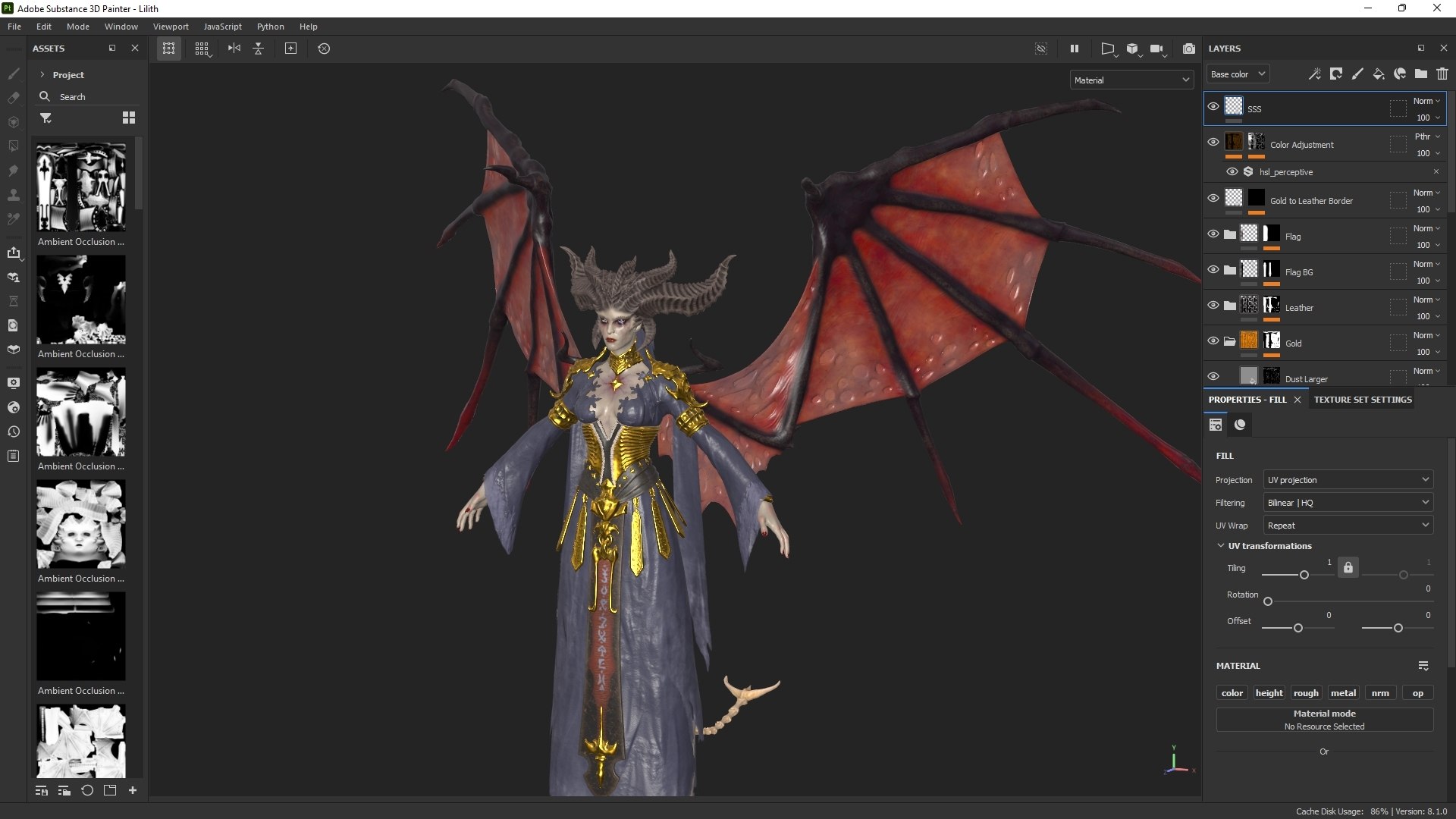 3D Lilith fanart from Diablo 4 - TurboSquid 2180312