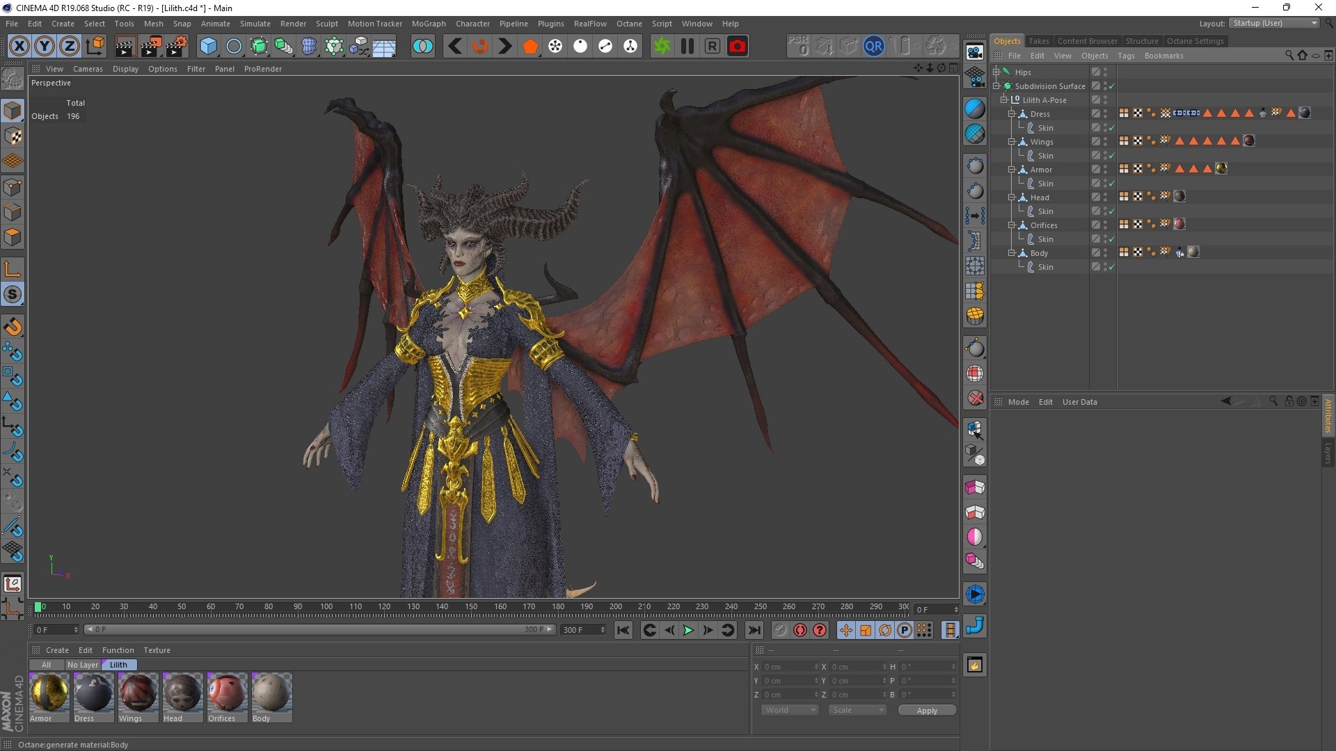 3D Lilith fanart from Diablo 4 - TurboSquid 2180312