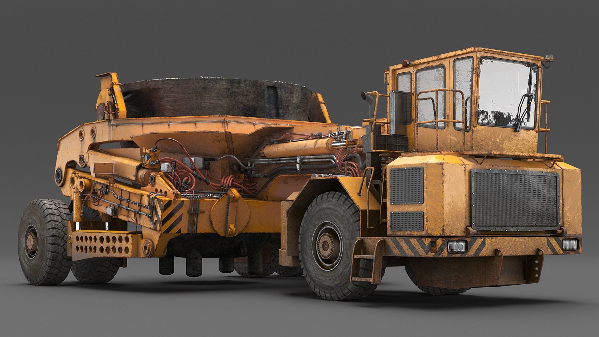 3D Slag Pot Transporter Used Model - TurboSquid 2181274