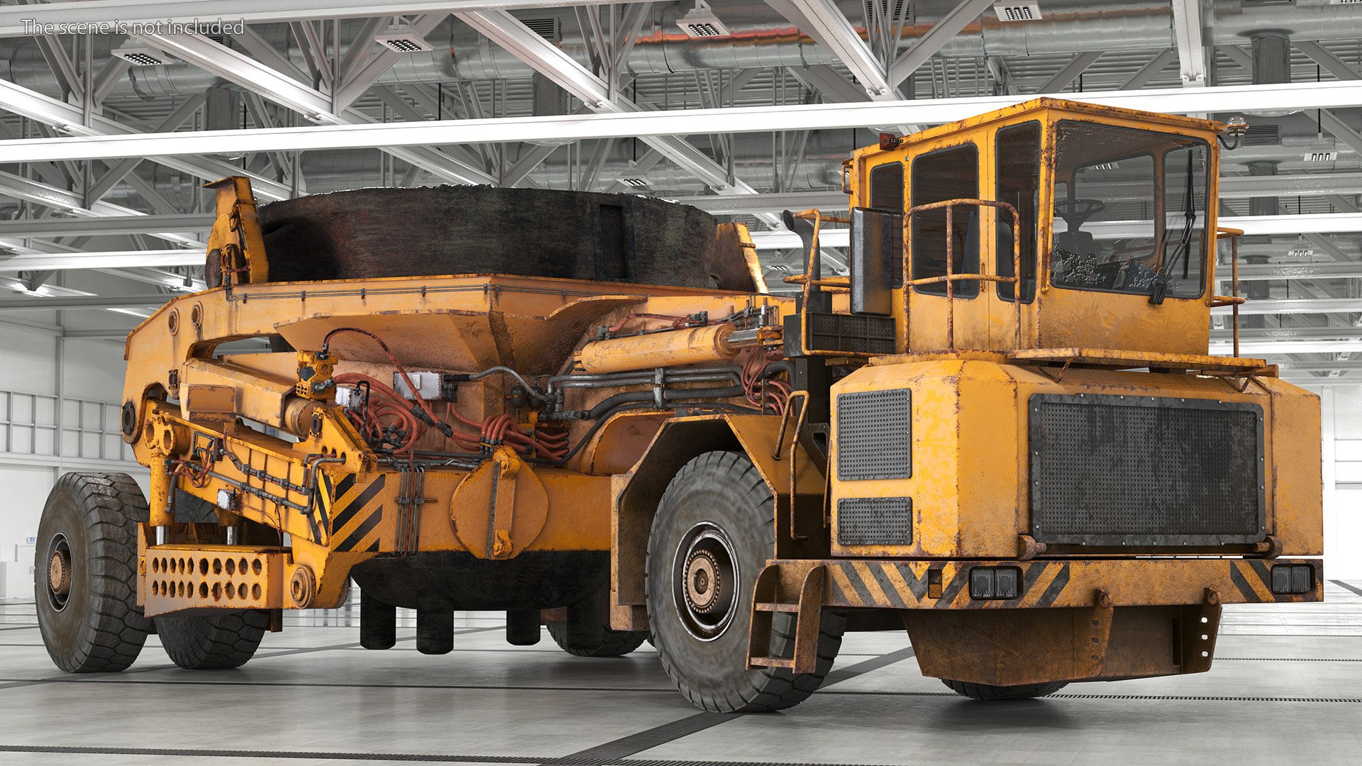 3D Slag Pot Transporter Used Model - TurboSquid 2181274