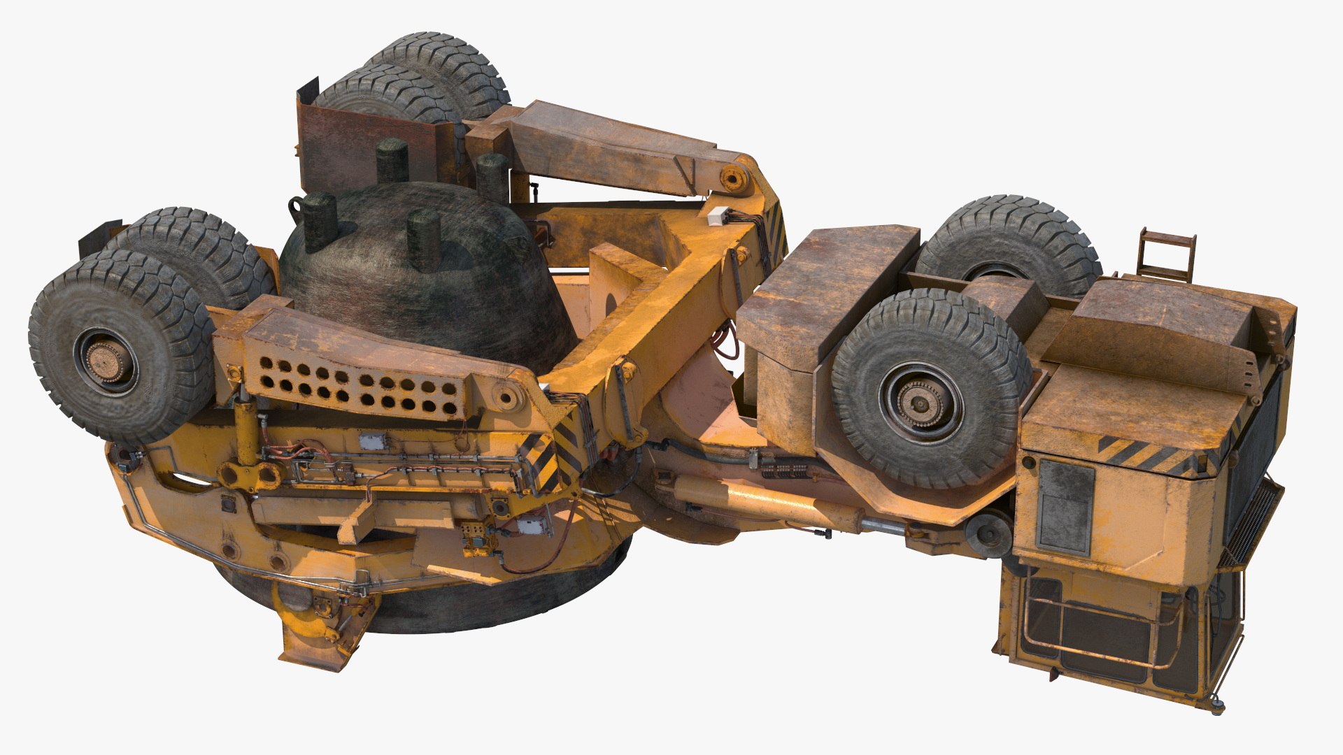 3D Slag Pot Transporter Used Model - TurboSquid 2181274