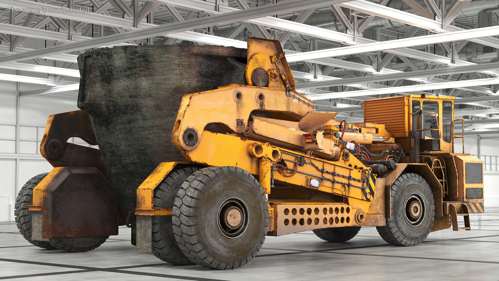 3D Slag Pot Transporter Used Model - TurboSquid 2181274