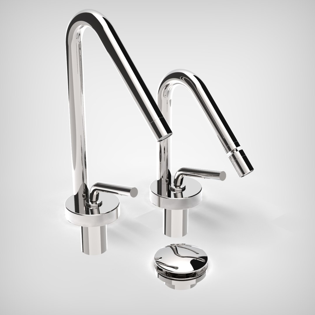 Faucets Set 3D Model - TurboSquid 1457801