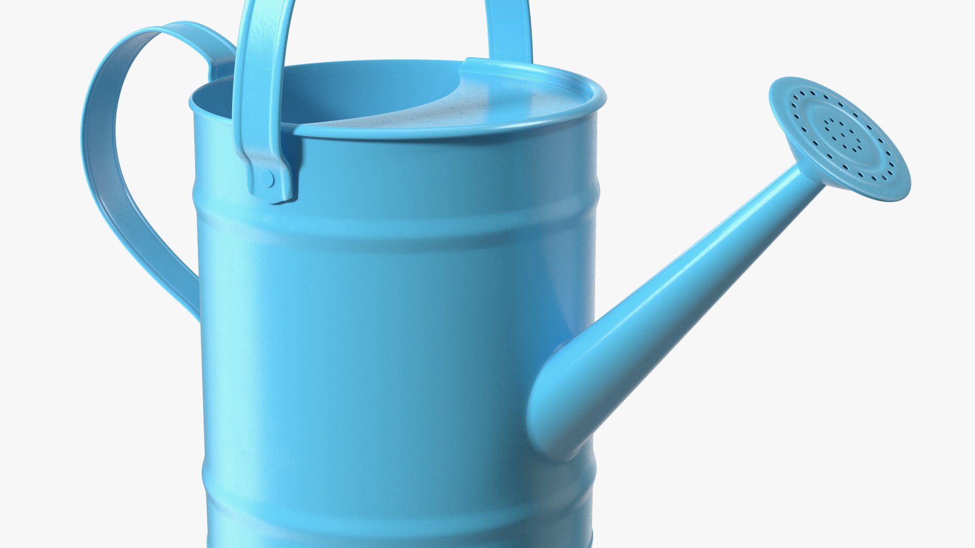 3D 1 Gallon Blue Metal Watering Can Model - TurboSquid 2139758