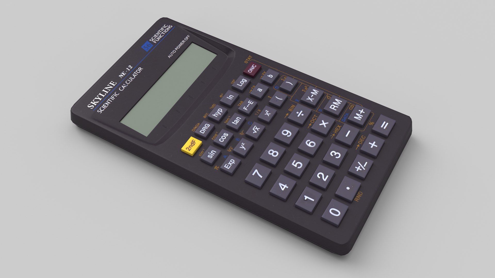 Scientific Calculator 3D Model - TurboSquid 1449612