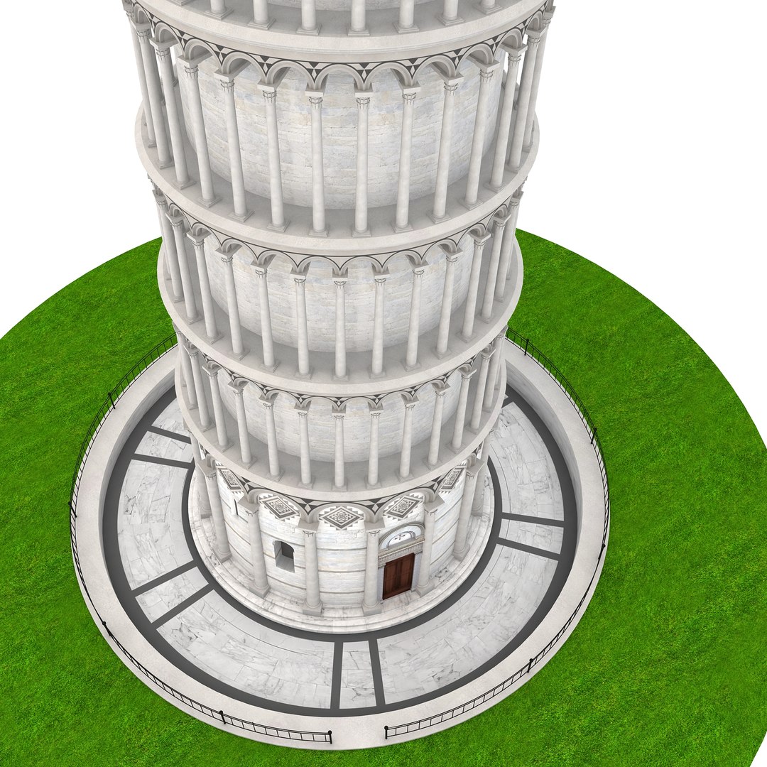 3D Leaning Tower of Pisa model - TurboSquid 1829015