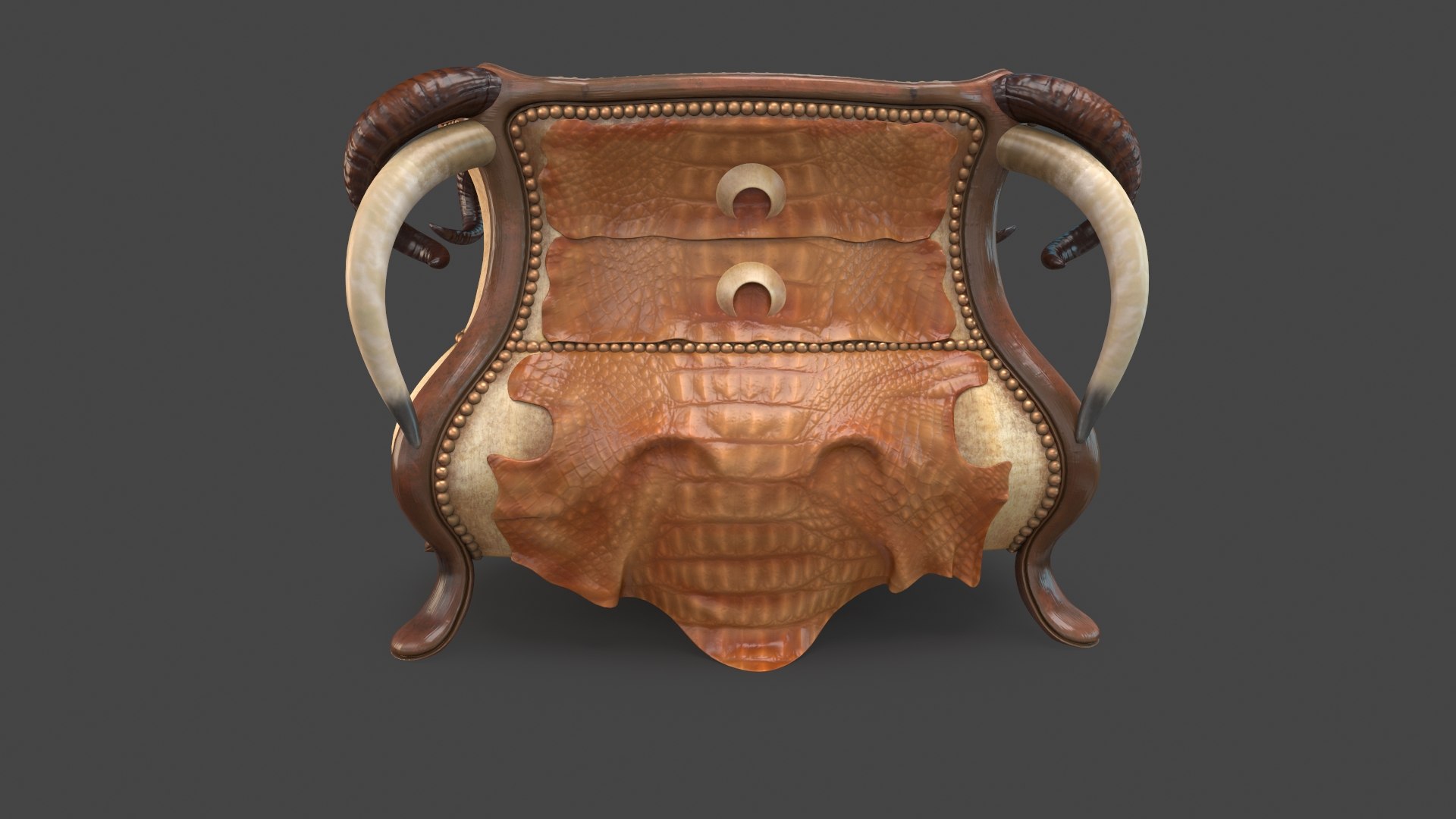 Infernal Furniture Animal Chest Model - TurboSquid 1658337