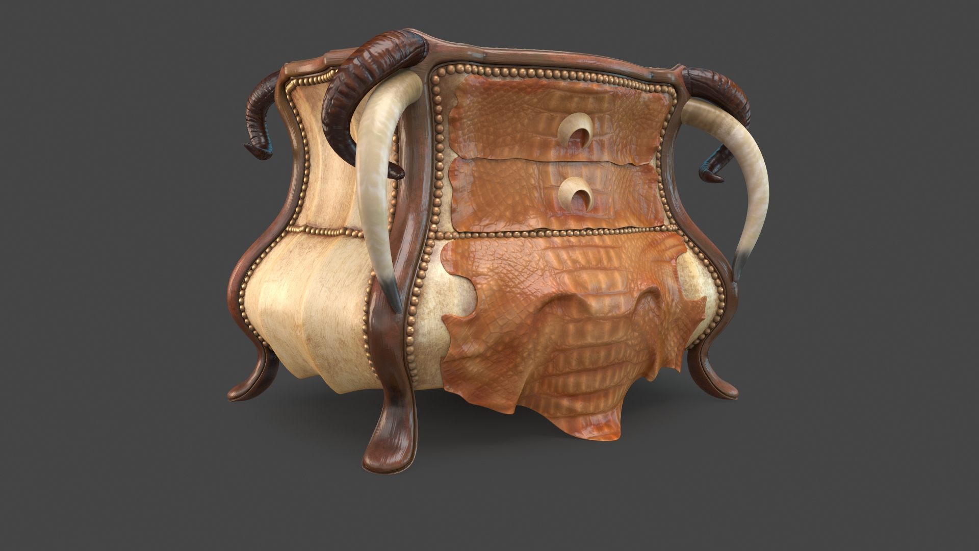 Infernal Furniture Animal Chest Model - TurboSquid 1658337
