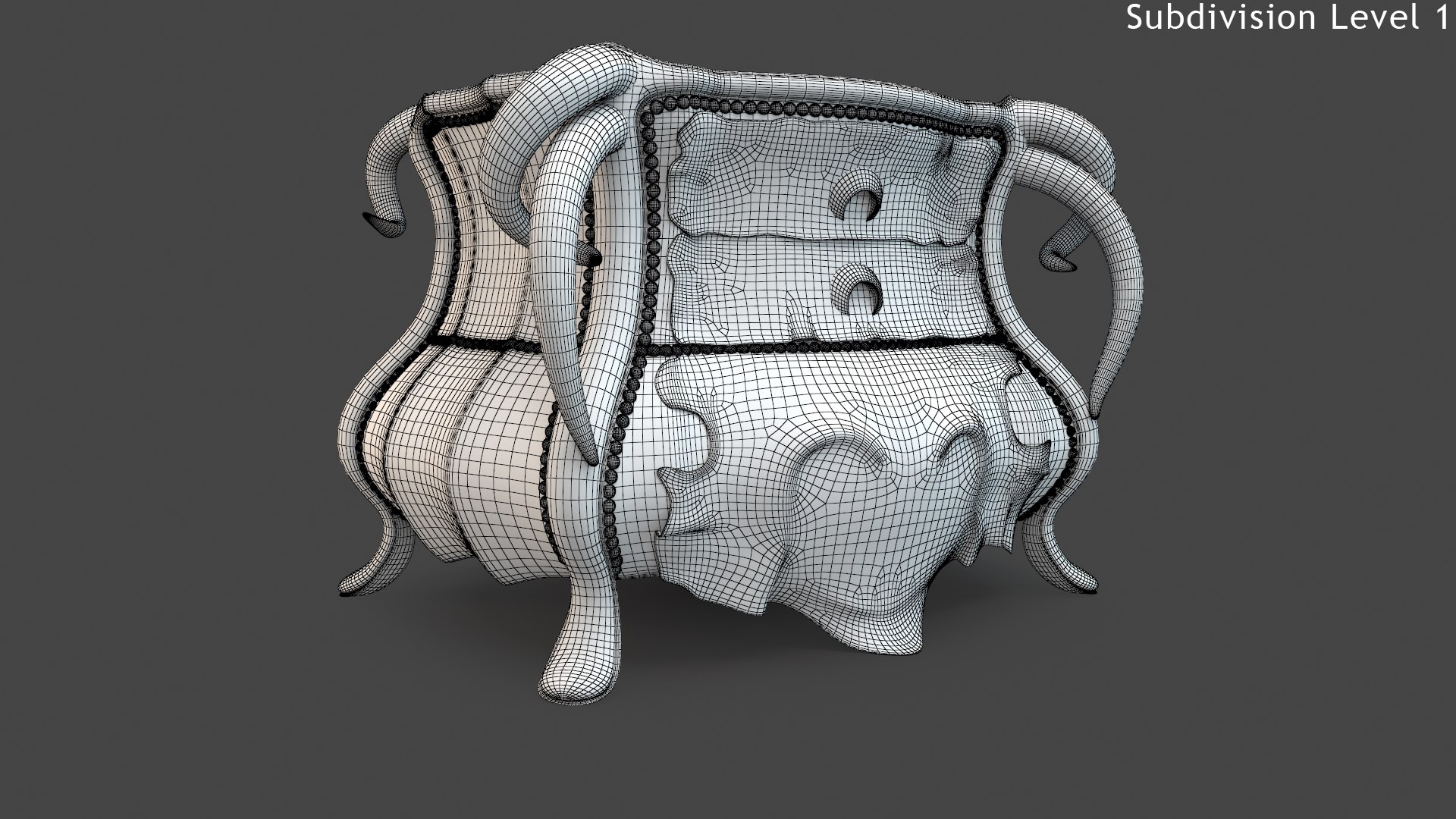 Infernal Furniture Animal Chest Model - TurboSquid 1658337