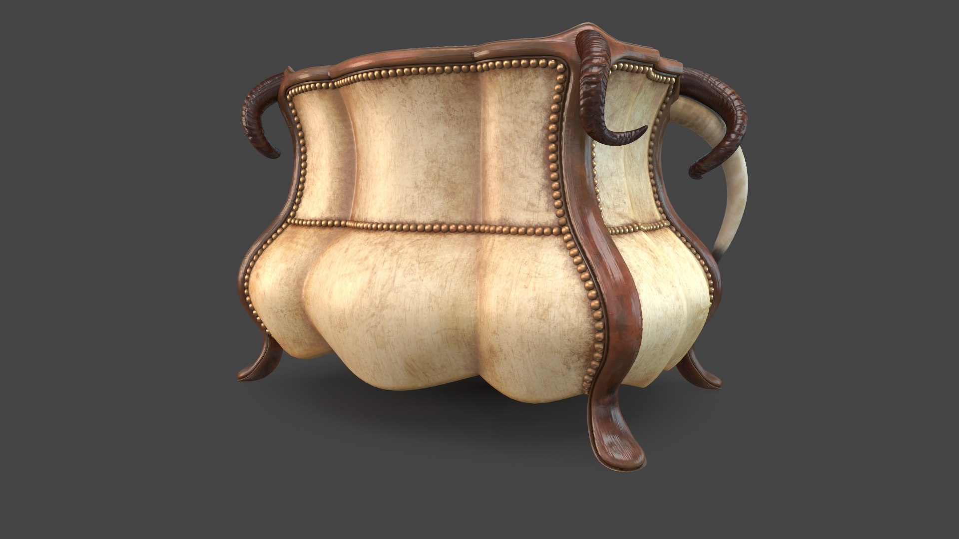Infernal Furniture Animal Chest Model - TurboSquid 1658337