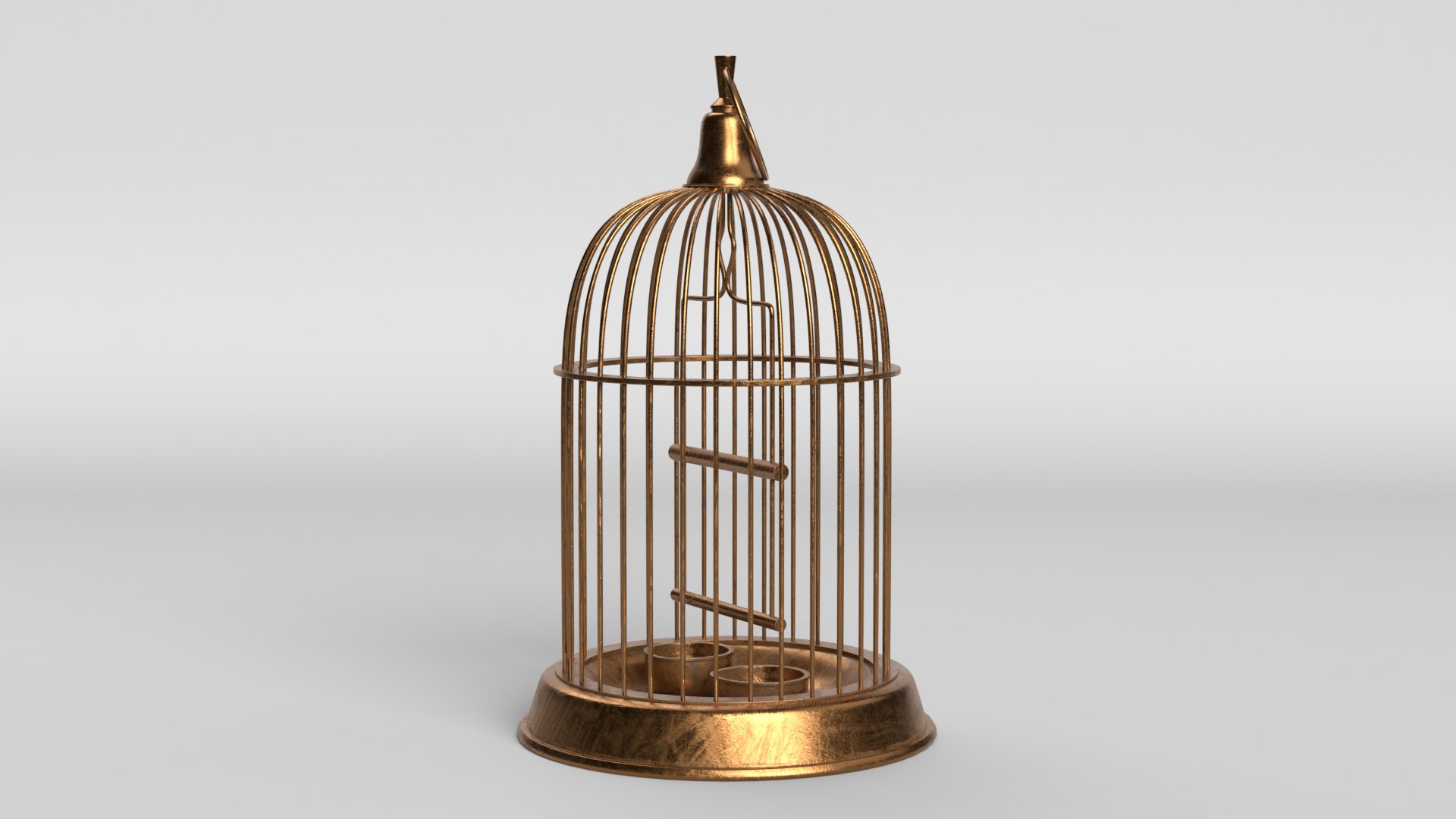 3D Bird Cage Model - TurboSquid 2121180