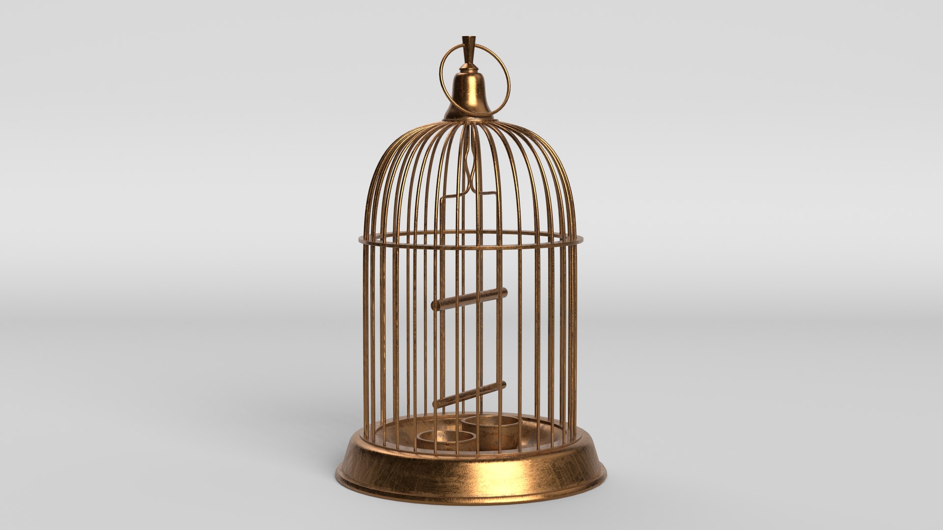 3D Bird Cage Model - TurboSquid 2121180