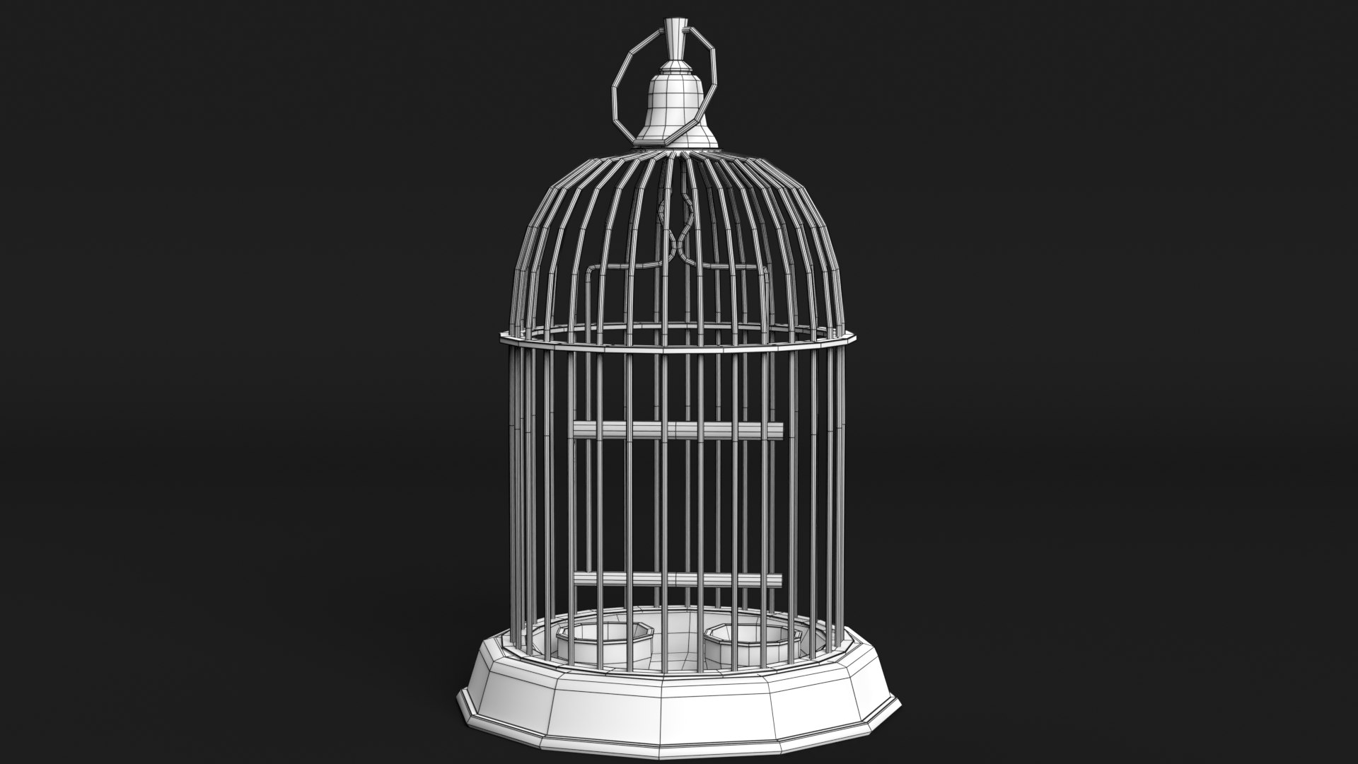 3D Bird Cage Model - TurboSquid 2121180