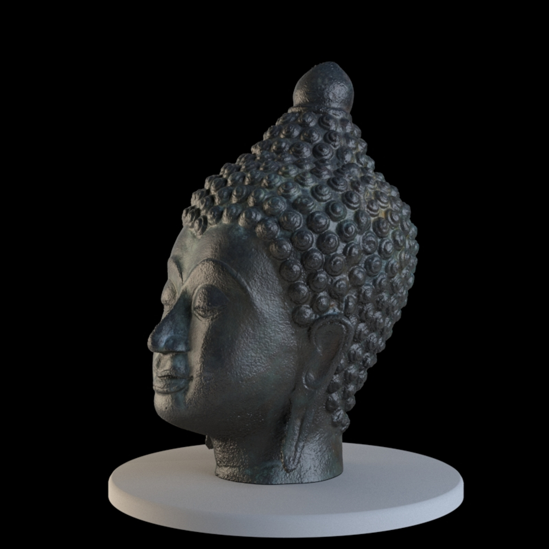 3d Model Scan Buddha