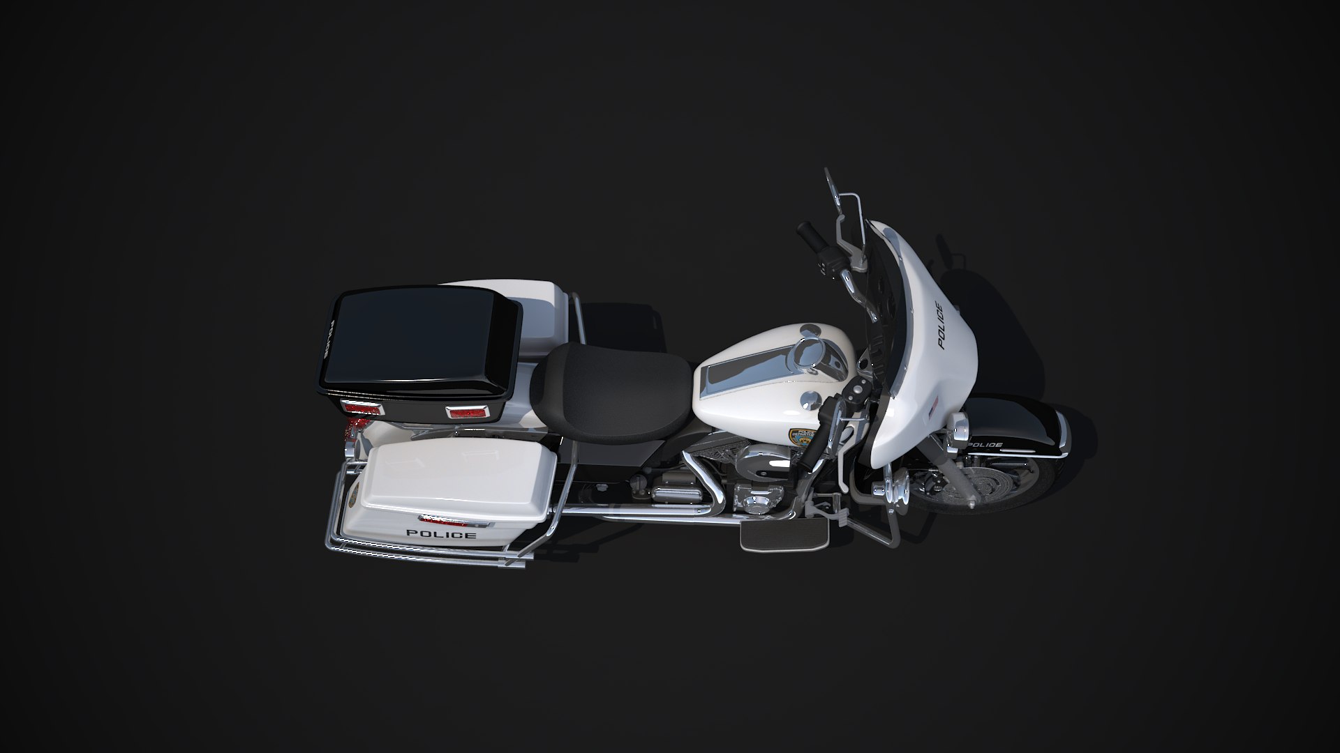 3D H-d Electra-glide Police Model - TurboSquid 1467646