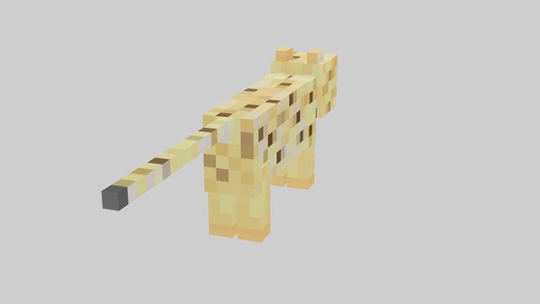 Minecraft Ocelot Modelo 3D - TurboSquid 2053408
