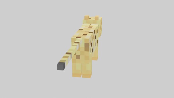 Minecraft Ocelot Modelo 3D - TurboSquid 2053408