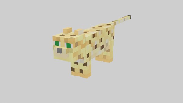 Minecraft Ocelot3D模型 - TurboSquid 2053408