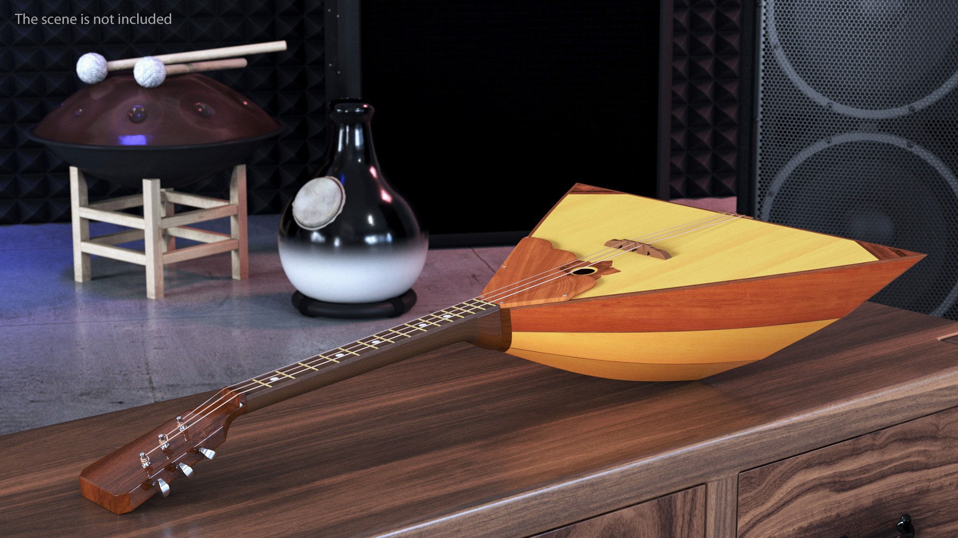 Balalaika Musical Instrument 3D Model - TurboSquid 2440364