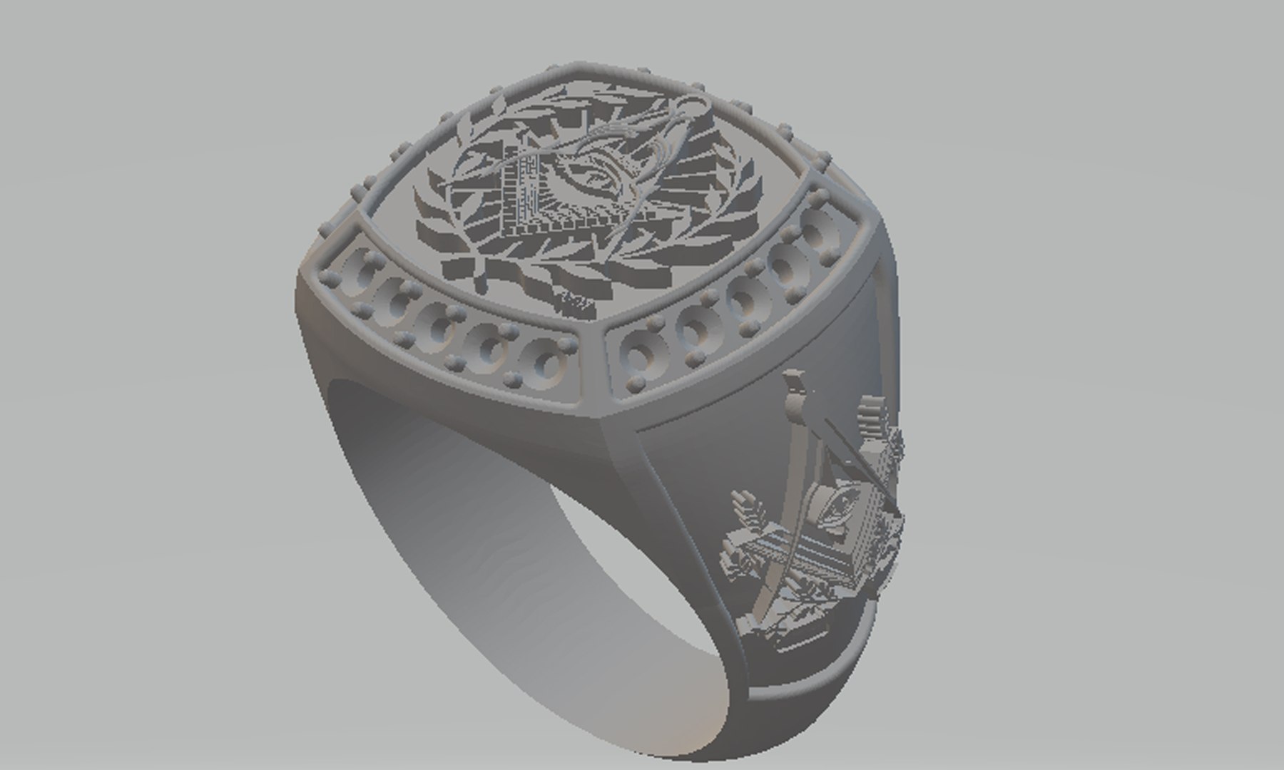 RING MASONIC 3D Model - TurboSquid 1840720