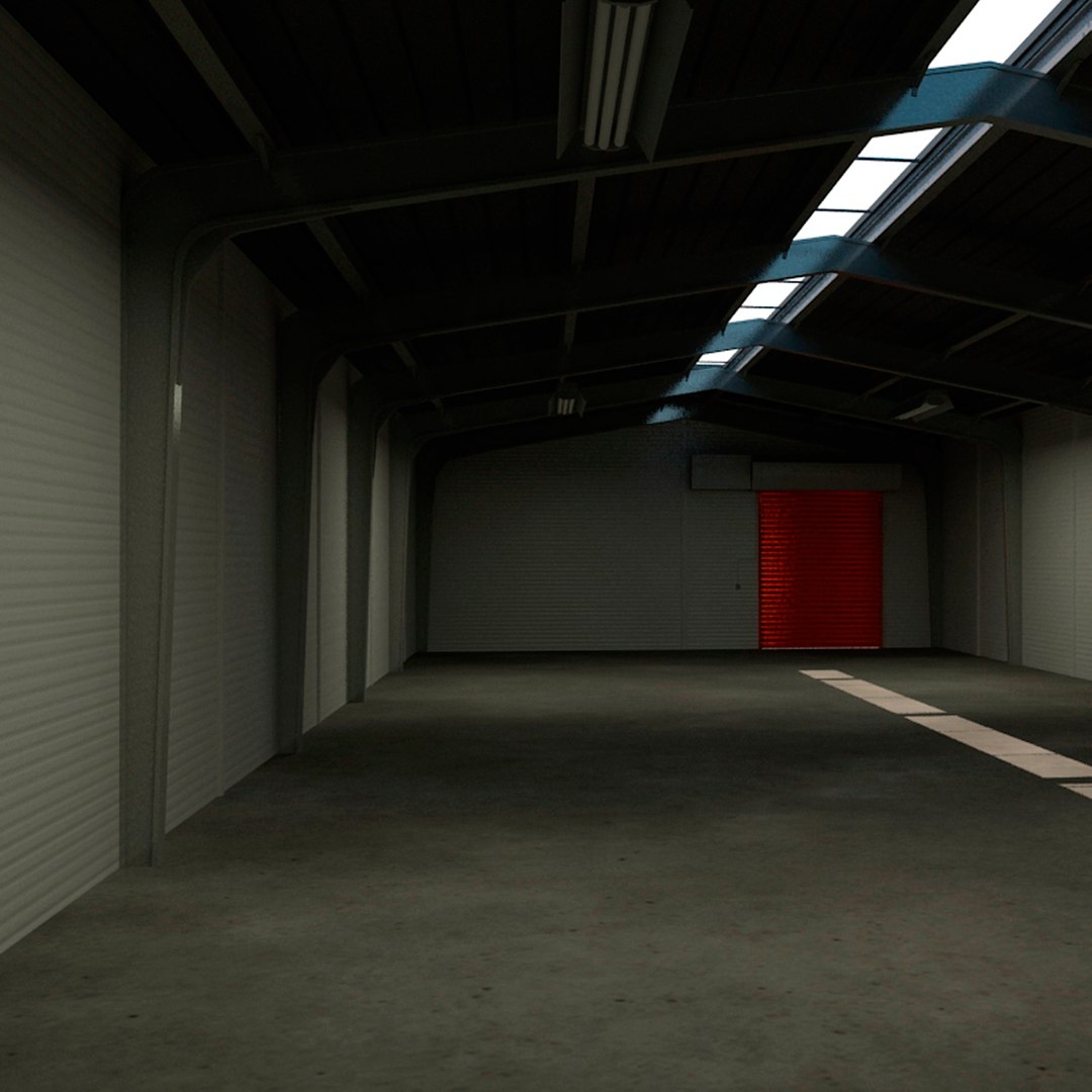 Old small warehouse model - TurboSquid 1212980