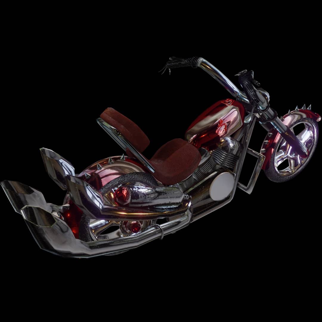 Motorcycle spikes 3D model - TurboSquid 1502498