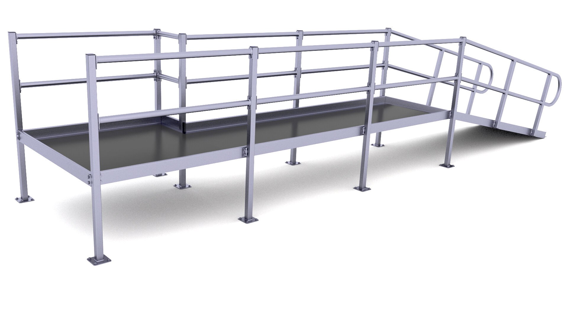 3D Model Wheelchair Ramps V5 - TurboSquid 2414393