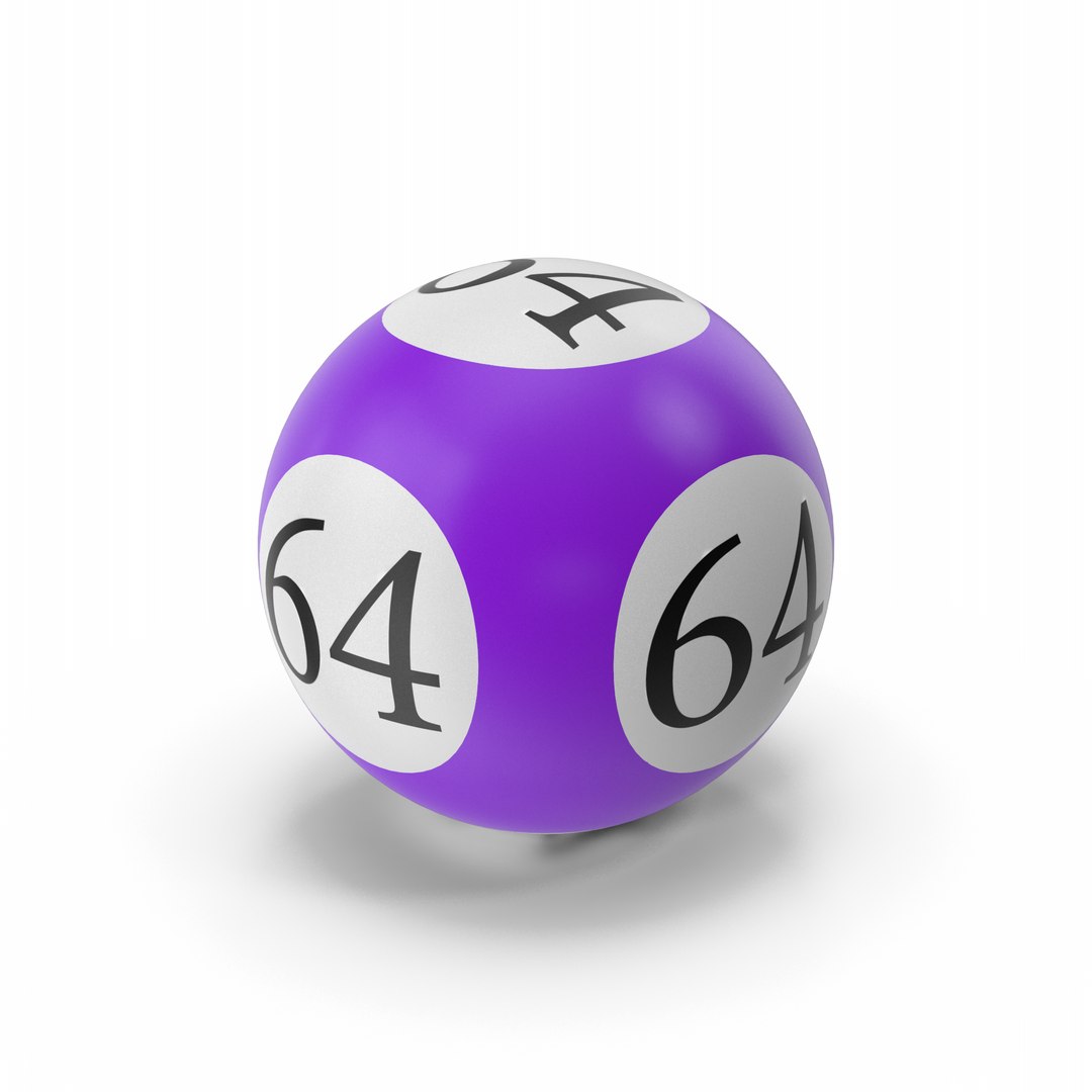 Bingo Ball 64 3D Model - TurboSquid 2417809
