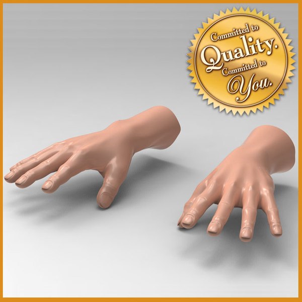 Menschliche männliche Hand 3D-Modell - TurboSquid 614698