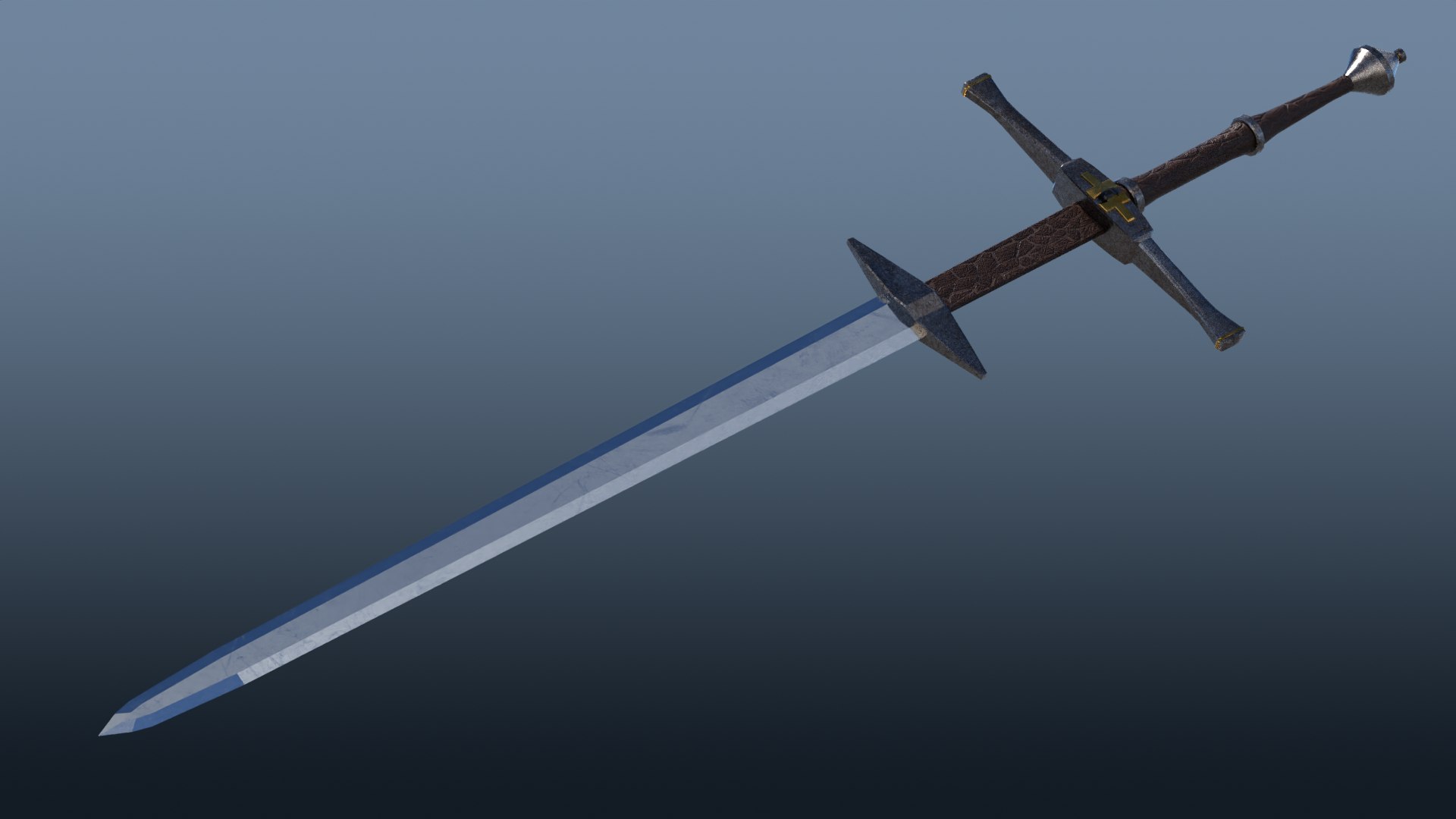 Medieval Two-handed Sword 3D Model - TurboSquid 2254743