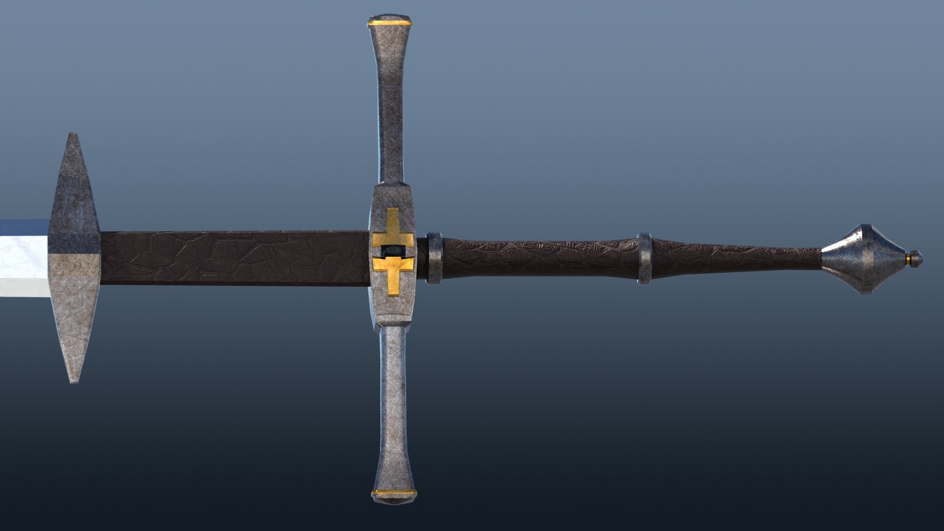 Medieval Two-handed Sword 3D Model - TurboSquid 2254743