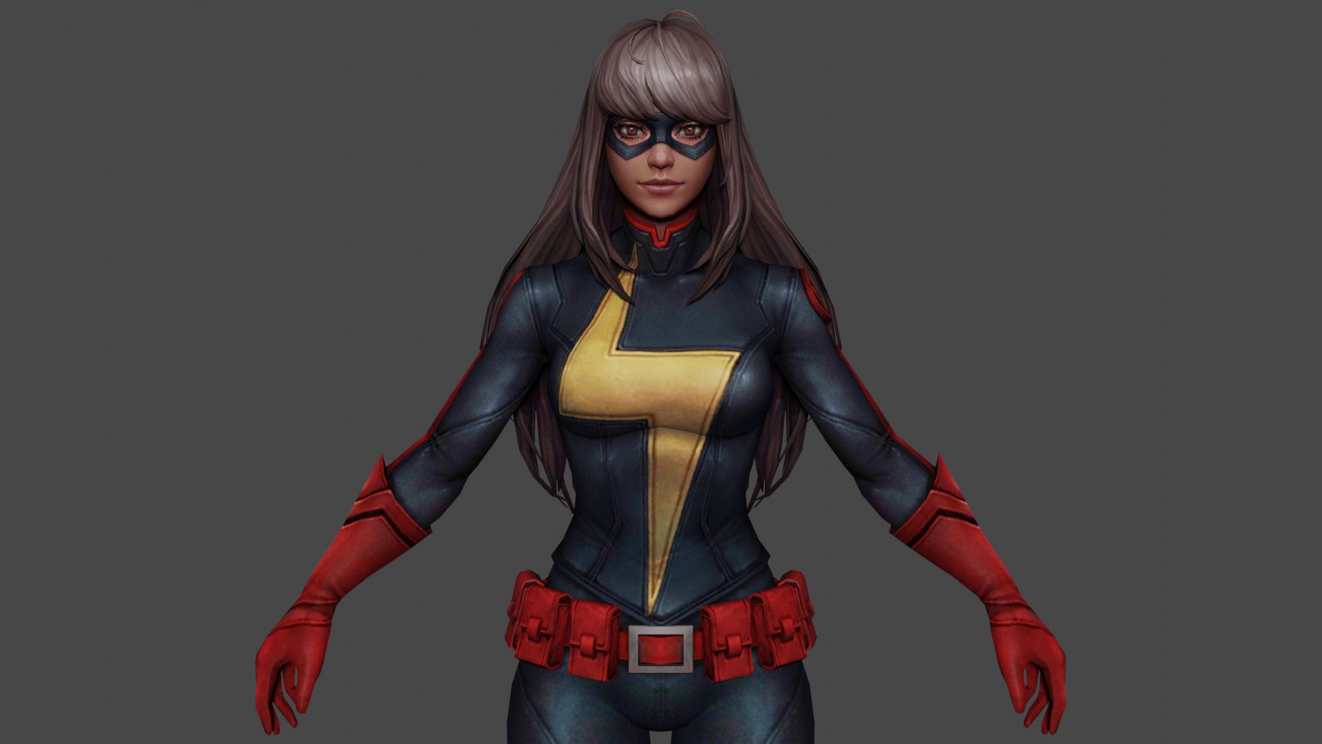 3D Kamala Khan - TurboSquid 2272461