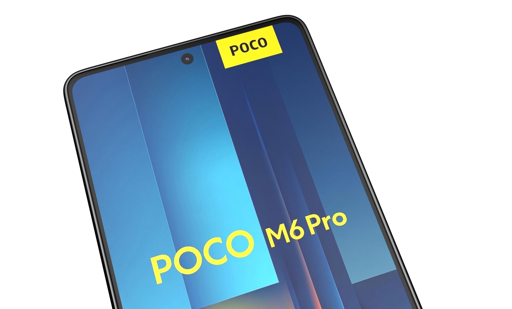 3D Xiaomi Poco M6 Pro Blue - TurboSquid 2181200