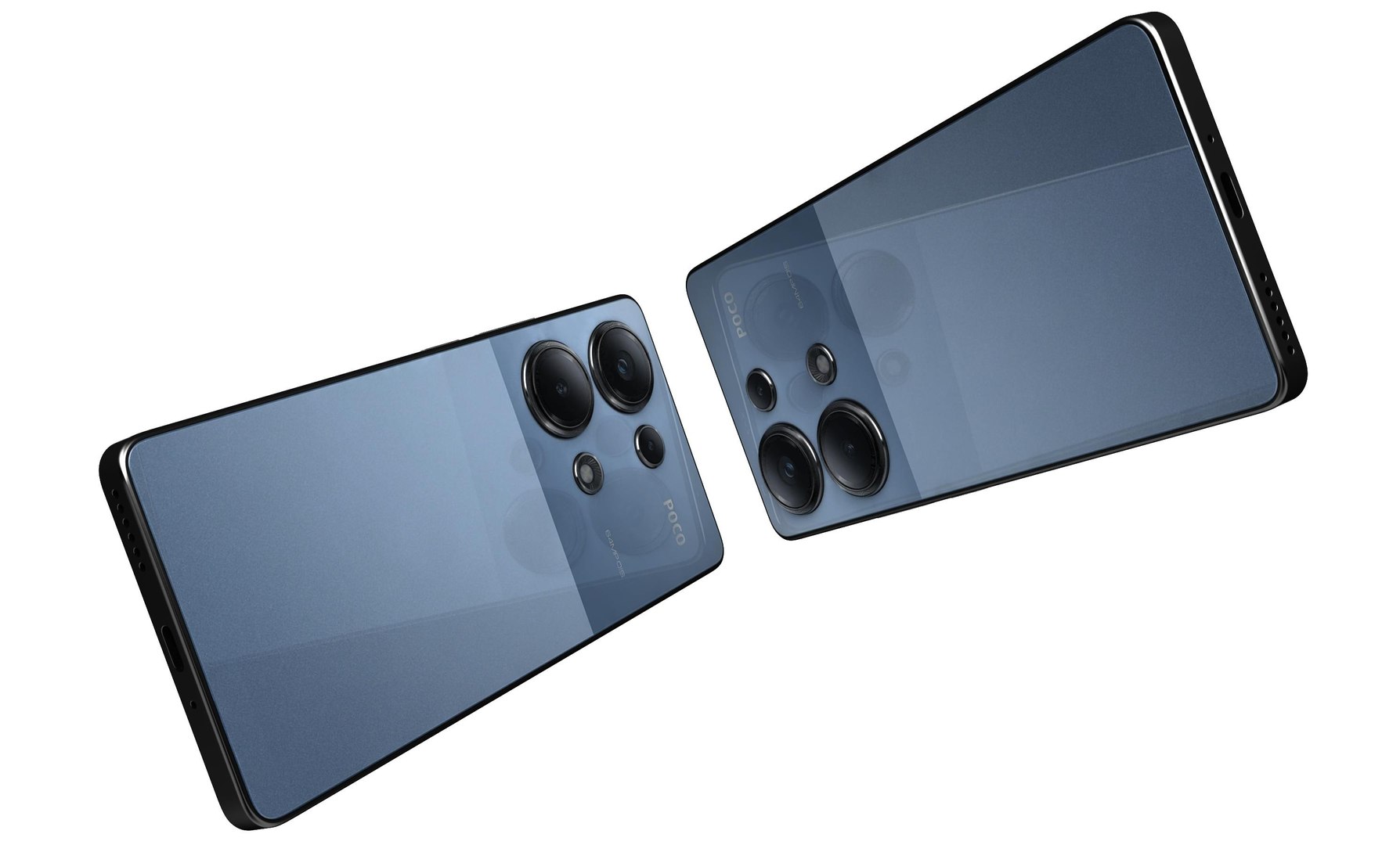3D Xiaomi Poco M6 Pro Blue - TurboSquid 2181200