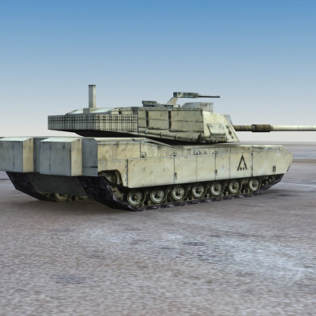3d Model M1a1 Battle Tank Military
