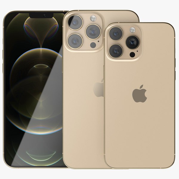 3D Apple iPhone 13 Pro Gold model - TurboSquid 1749541
