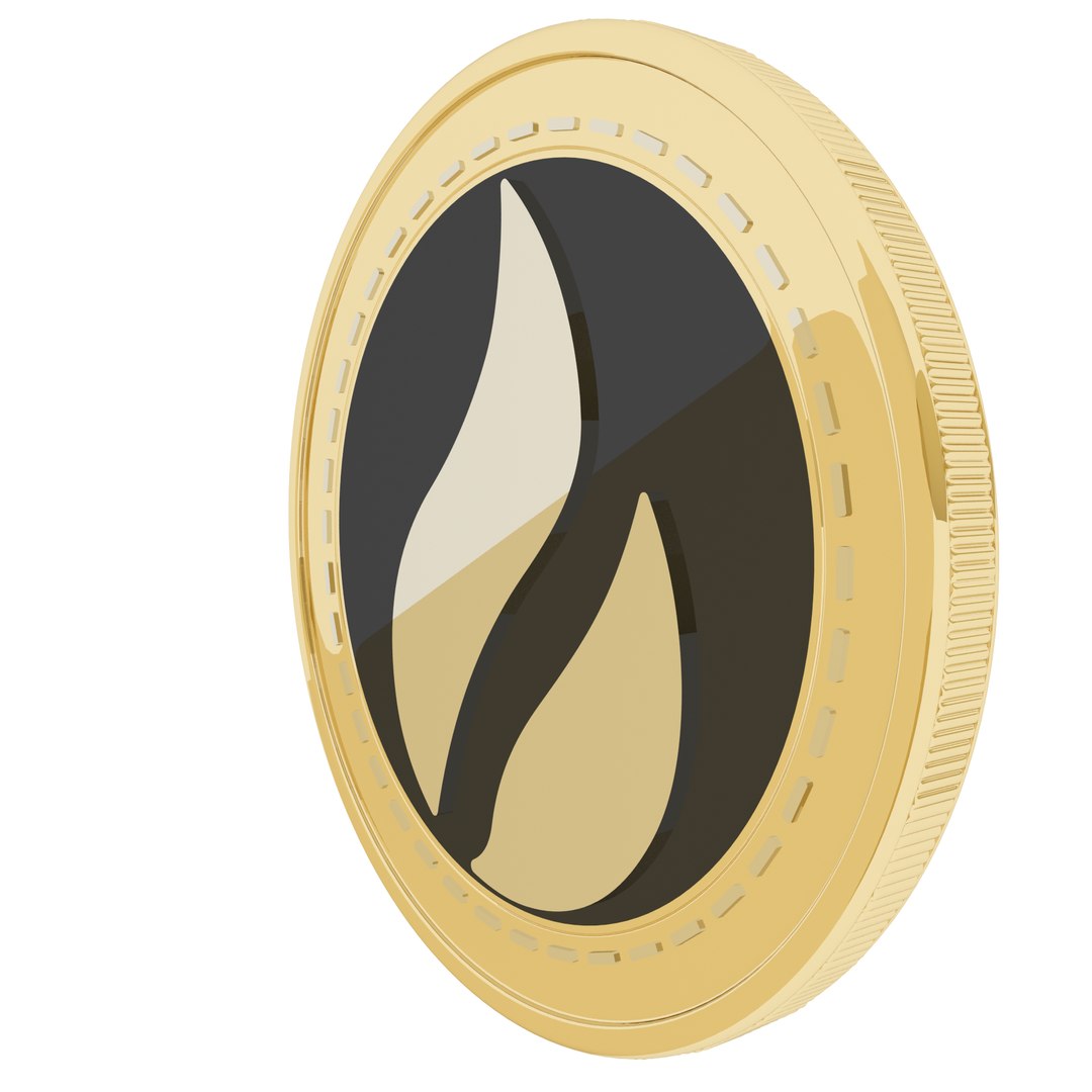 Huobi Token Cryptocurrency Gold Coin model - TurboSquid 1856799