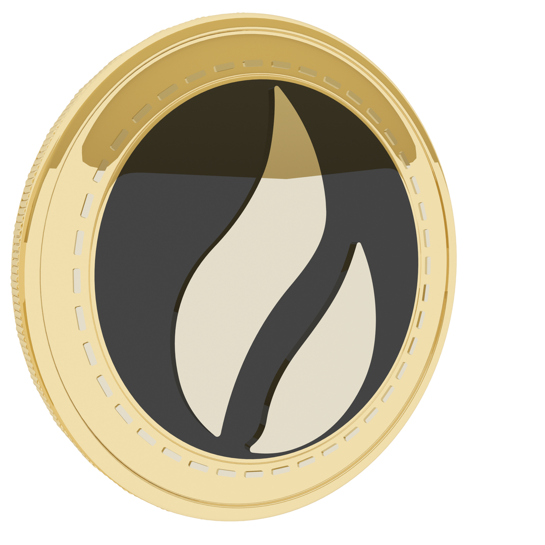 Huobi Token Cryptocurrency Gold Coin model - TurboSquid 1856799