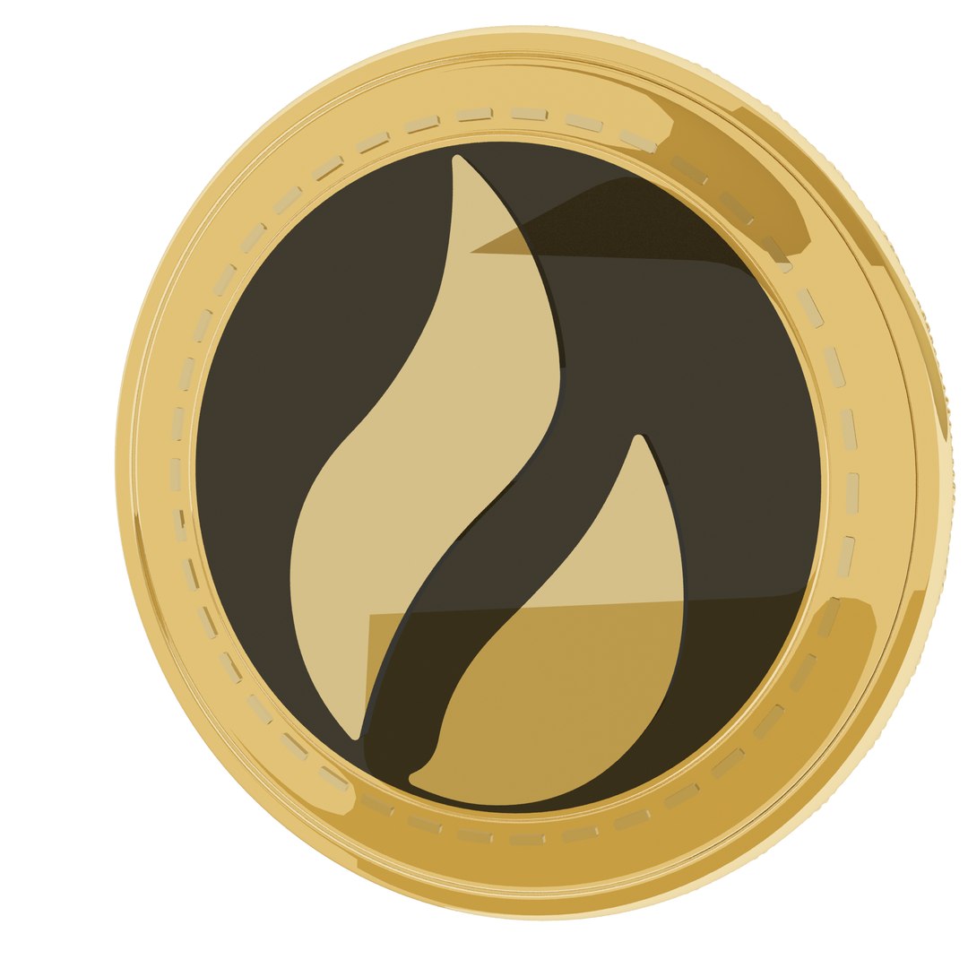 Huobi Token Cryptocurrency Gold Coin model - TurboSquid 1856799