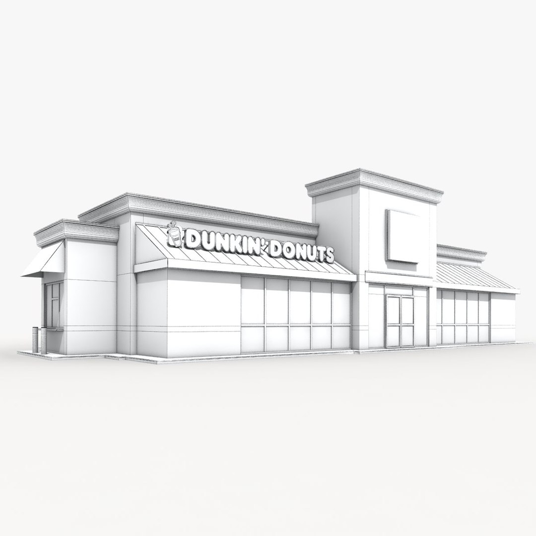 3d Model Circle K Convenience Store