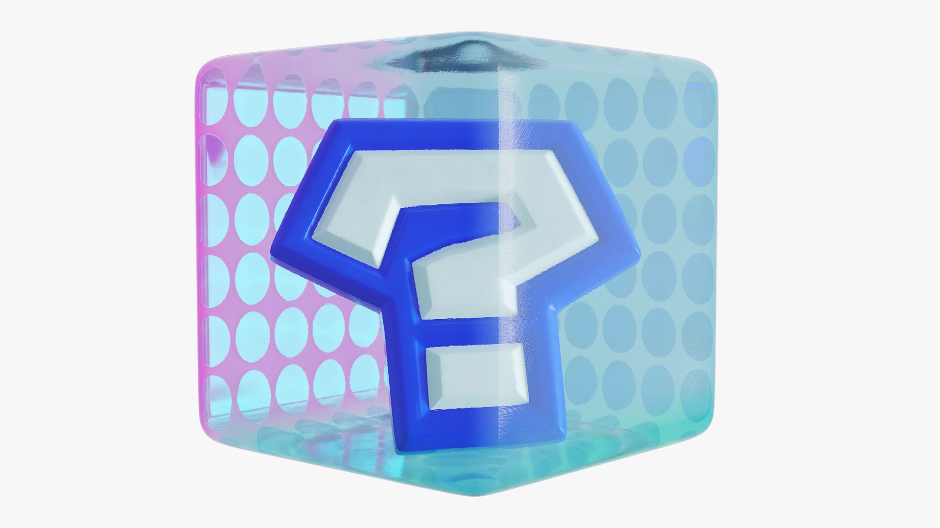 3D Model Mario Kart Item Box - TurboSquid 1467720