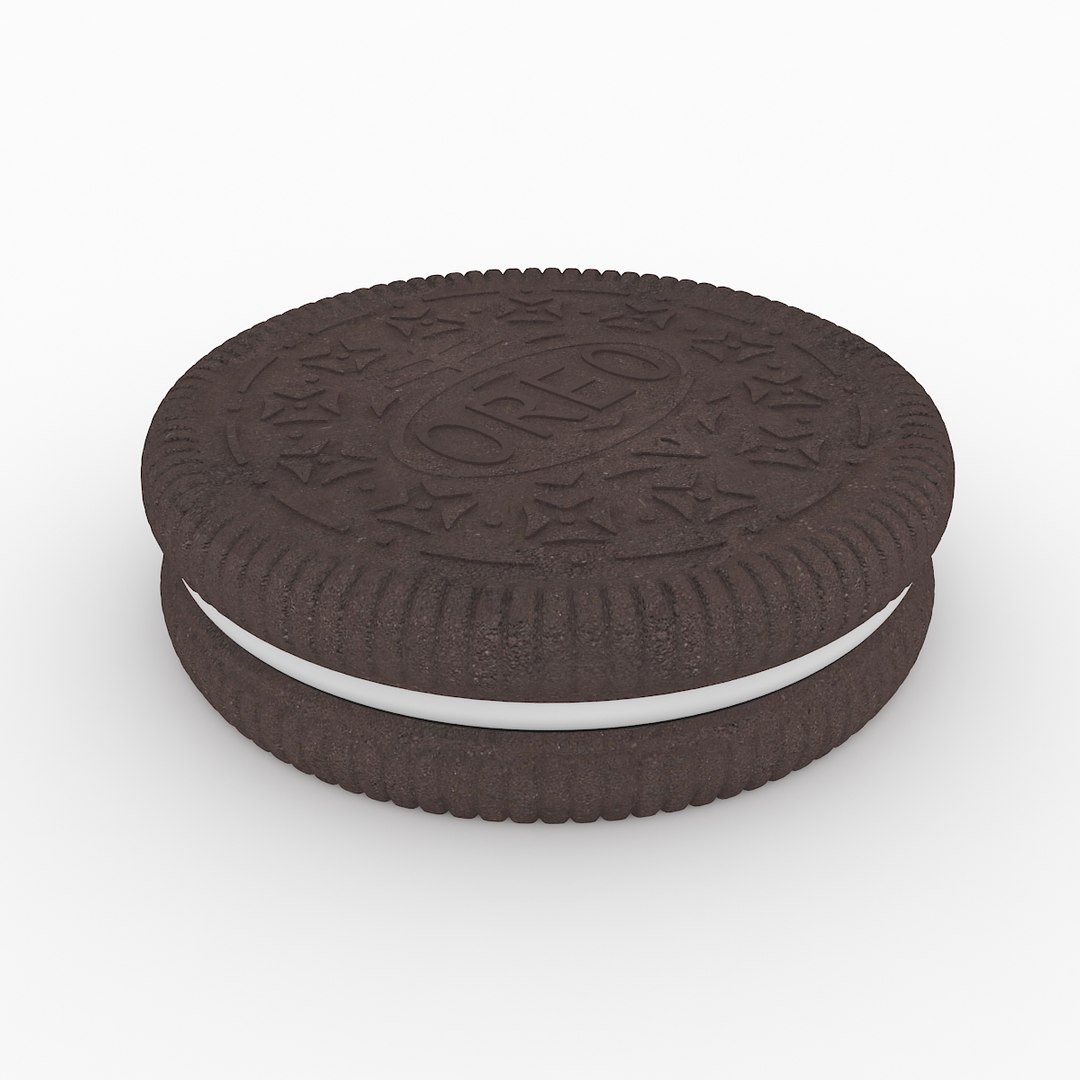 Oreo Cookie Model - TurboSquid 1332677