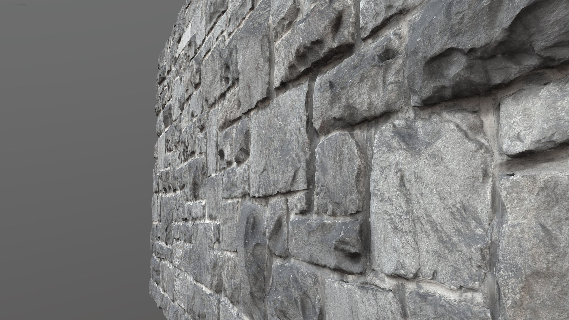 3D Stone Wall Model - TurboSquid 1537021