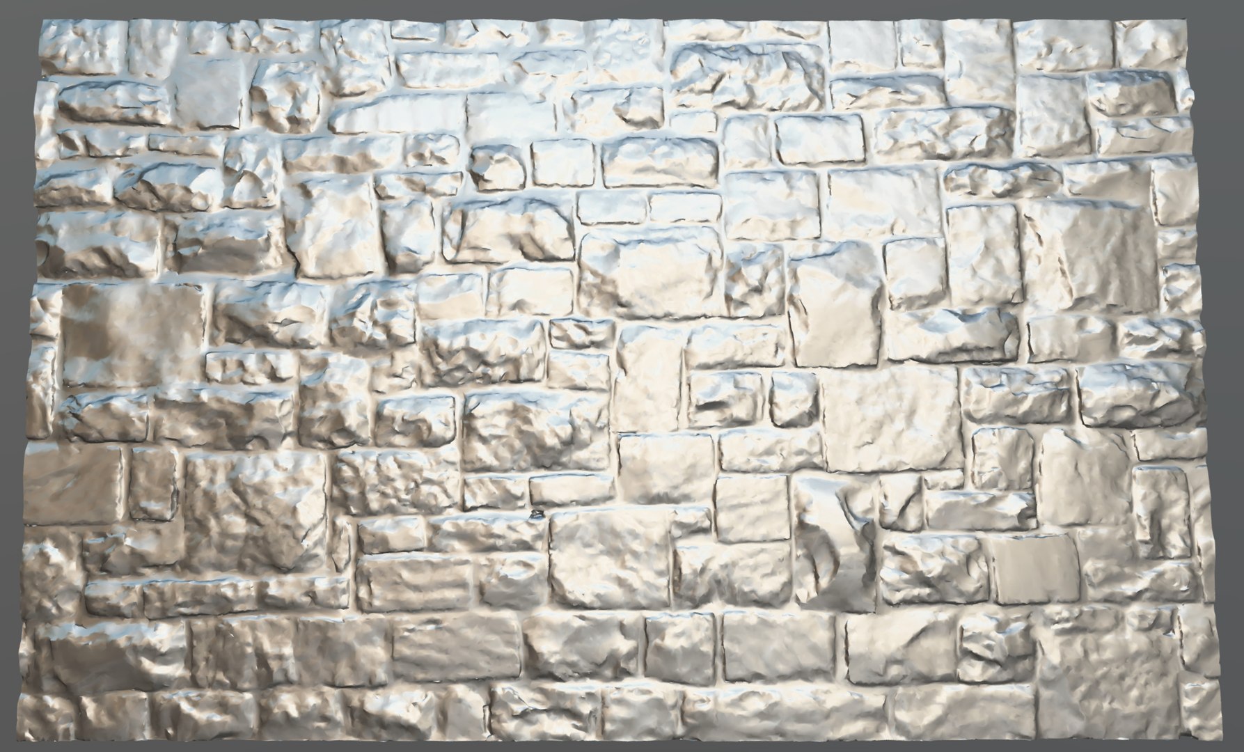 3D Stone Wall Model - TurboSquid 1537021