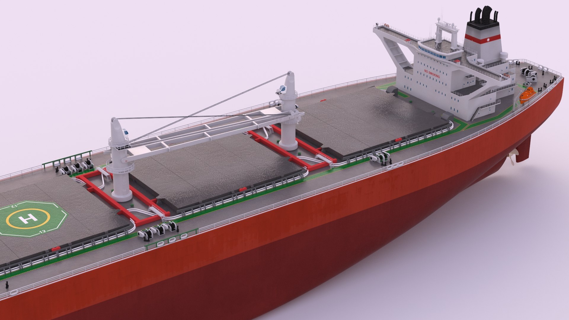 3D Bulk Carrier Vessel Ship Model - TurboSquid 1455959