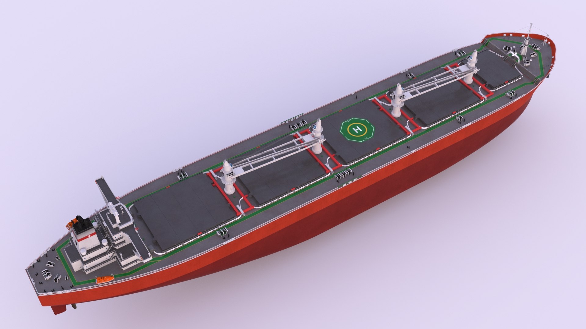 3D bulk carrier vessel ship model - TurboSquid 1455959