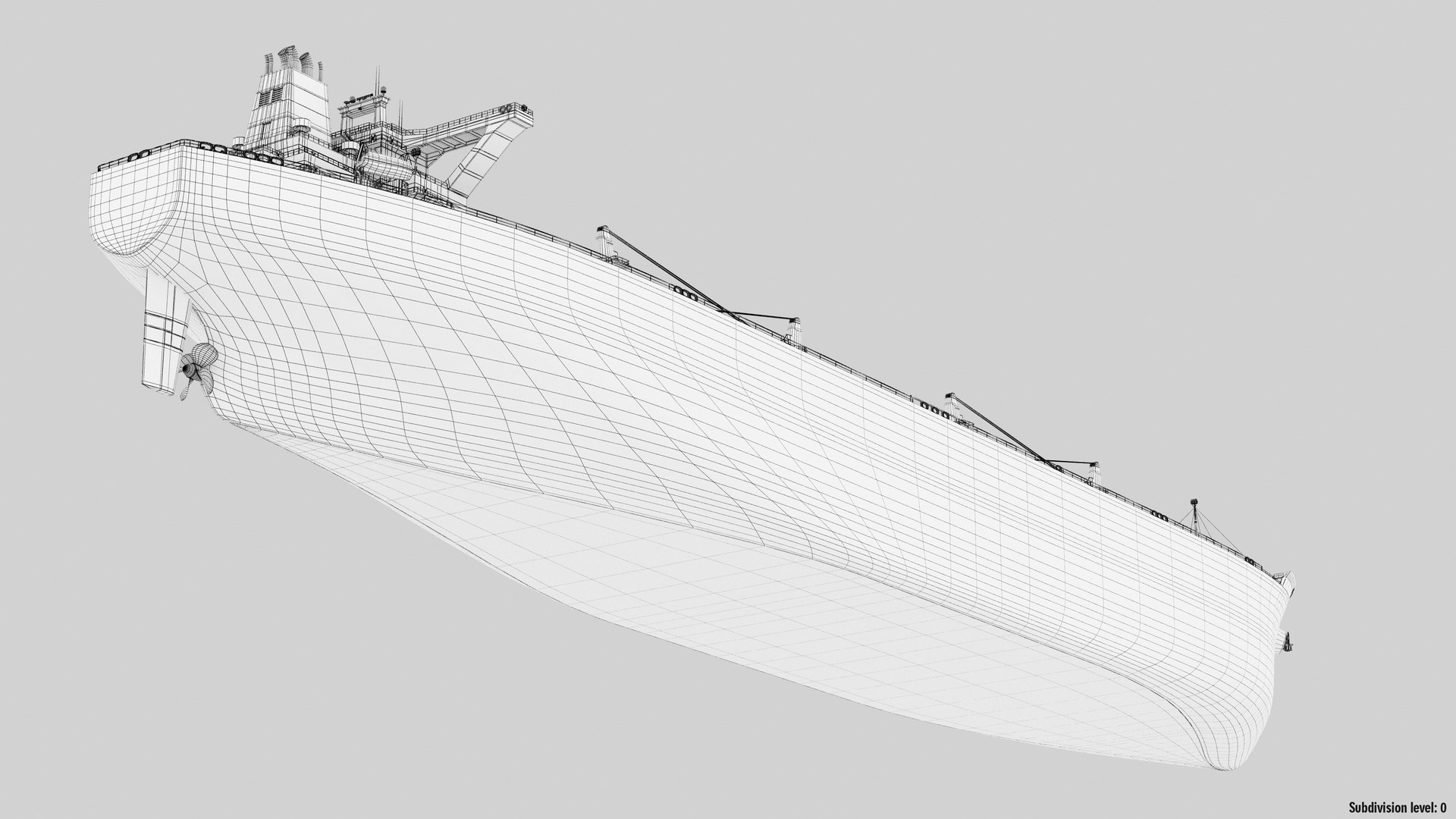 3D bulk carrier vessel ship model - TurboSquid 1455959
